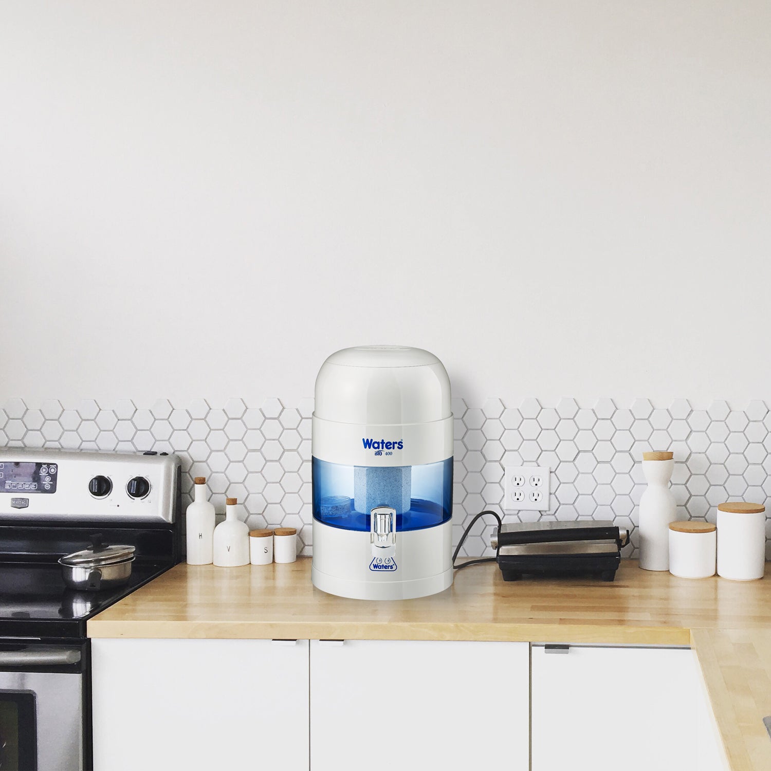 Waters Co Bench Top Water Filter BIO 400 5.25 Litre