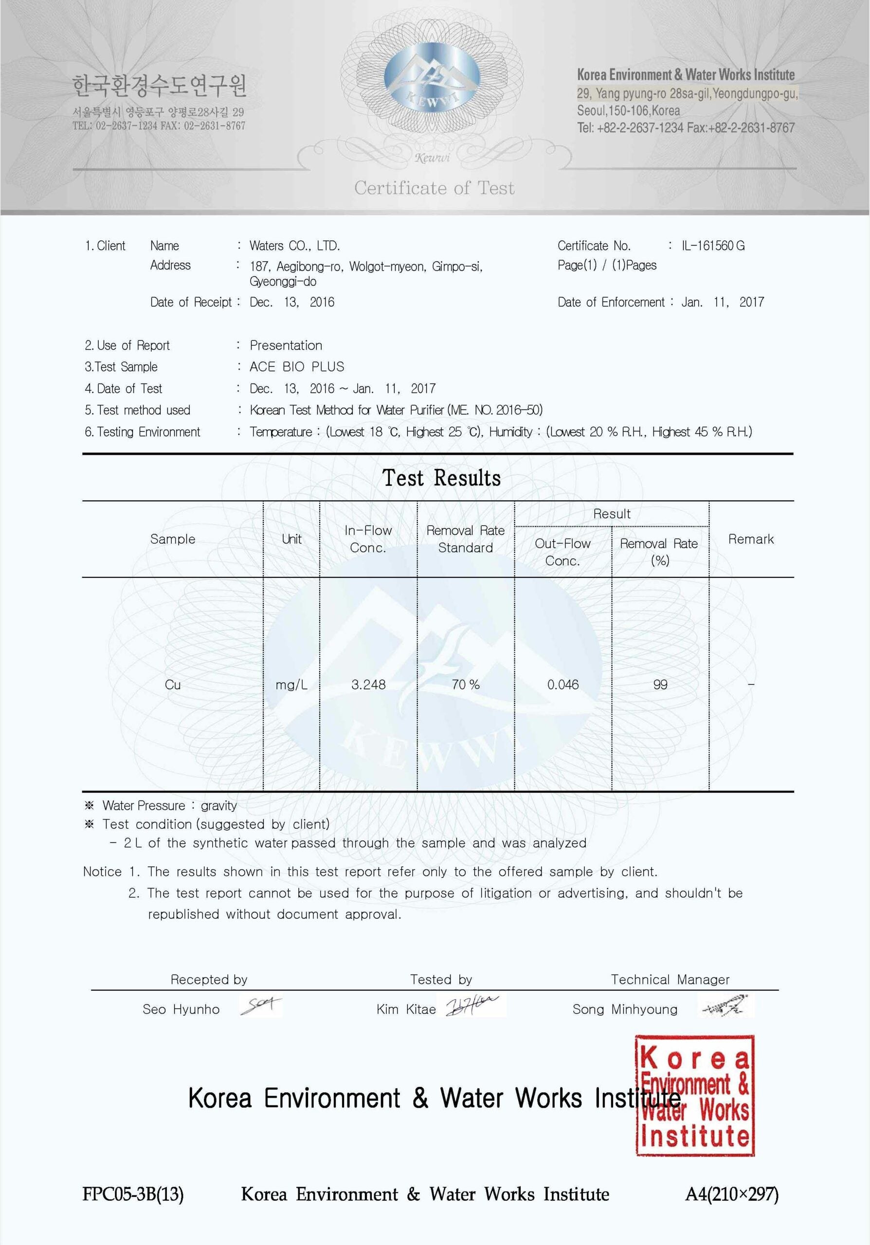 Ace Bio+ Water Filter Jug | Waters Co Australia